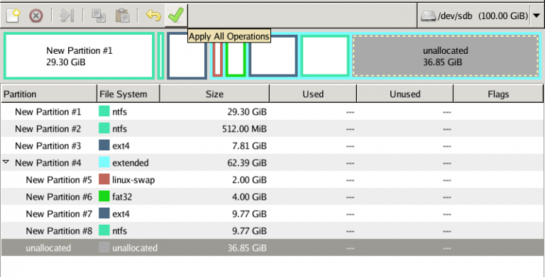 Caso práctico – particiones – educatica!