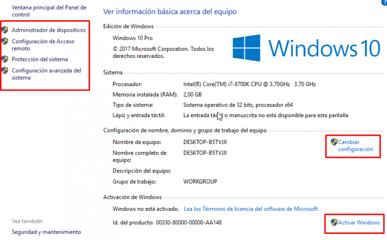 Windows 10 – Configuración básica – educatica!