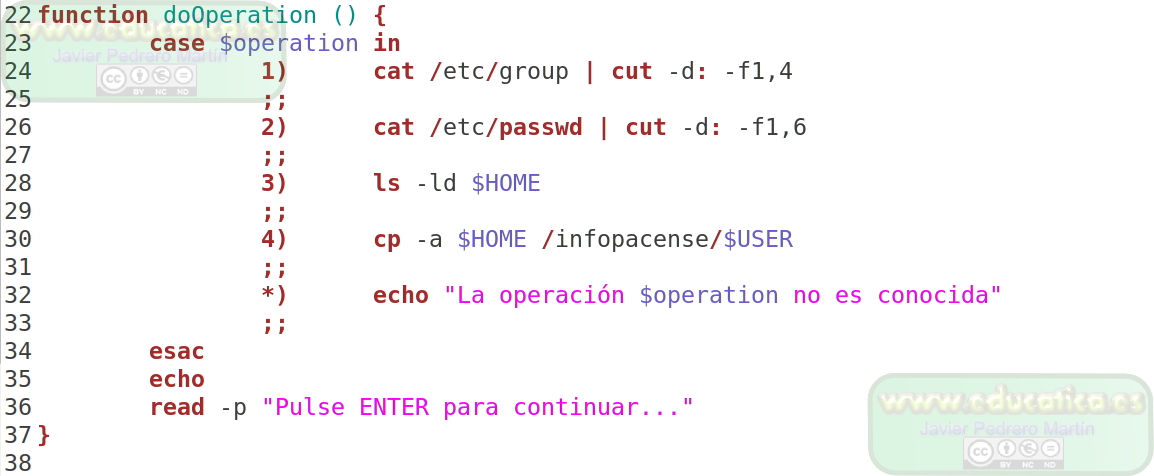 Análisis De Bash Shell Scripts Ejercicio 03 Educatica