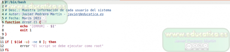 Análisis de Bash Shell Scripts – Ejercicio 05 – educatica!