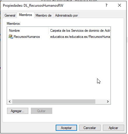 Jugando con Active Directory. 6 – Compartiendo recursos: AGDLP – Página ...