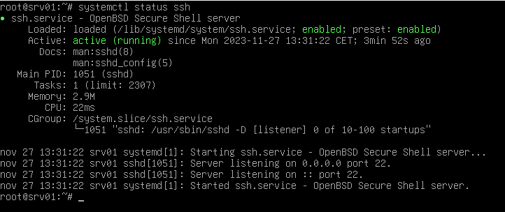 Instalando servidor SSH en un sistema GNU/Linux Debian 12 – educatica!